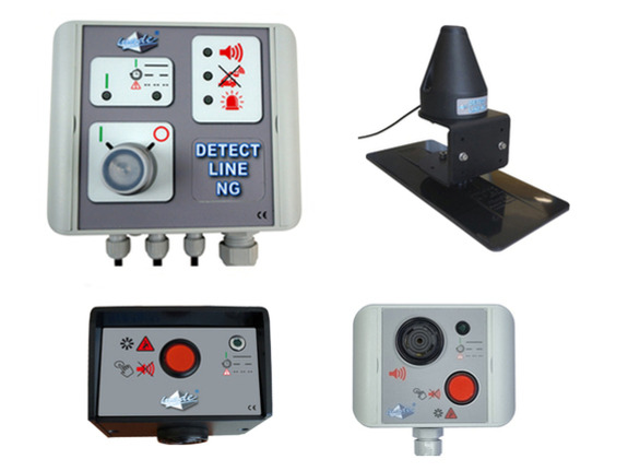 Hight voltage line warning systems
